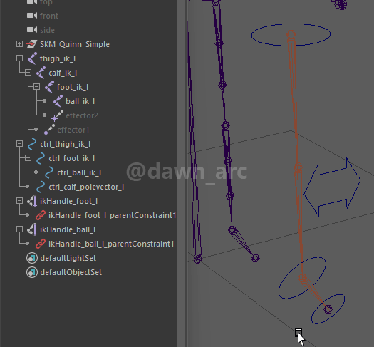 [Maya]Rigging 07 - Advanced IK